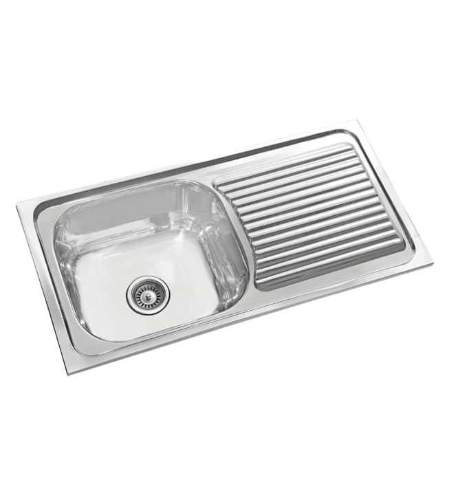 Single Bowl Kitchen Sink With Flat Edge (C853699) | Parryware